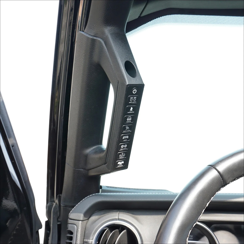 SWITCH PANEL COMPLETE SET GRAB HANDLE 8 JT/JL - Expedition Norway